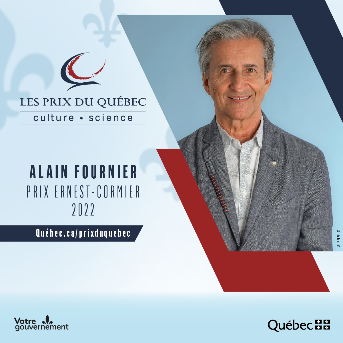 Alain Fournier receives the 2022 Ernest-Cormier Prize