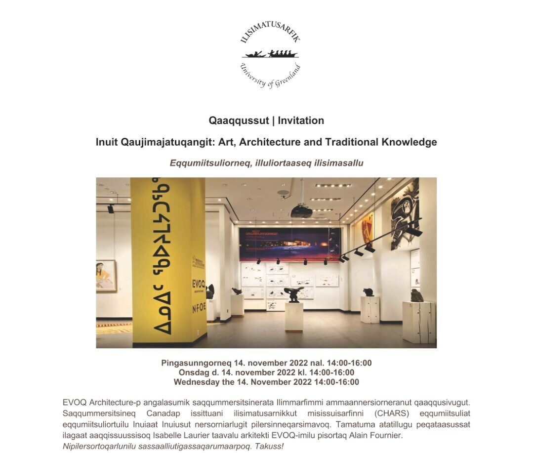 Inuit Qaujimajatuqangit, Art, Architecture and Traditional knowledge ...