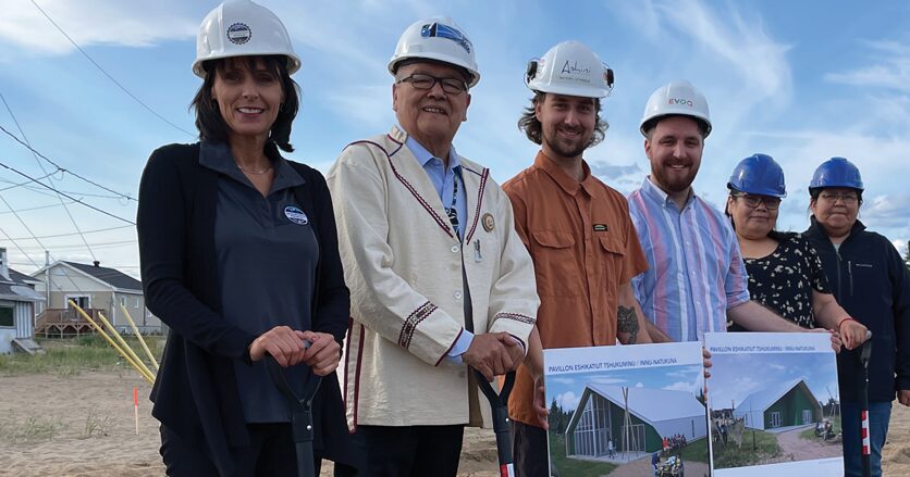 Groundbreaking ceremony for the new Eshikatiut Tshukuminu Innu-Natukuna ...
